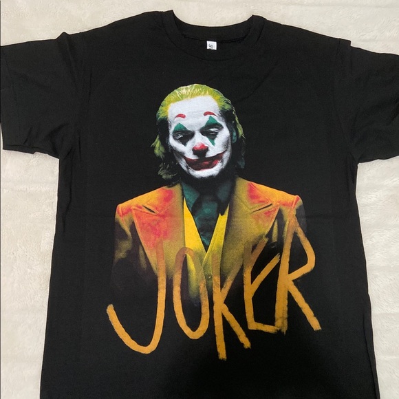 Shirts | Joker Black Tshirt Dc Comics Batman Villan Unisex | Poshmark